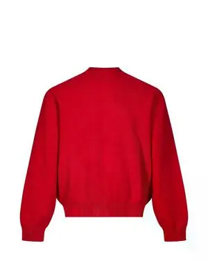 Jacquemus Embroidered Crew-neck Sweater - Red