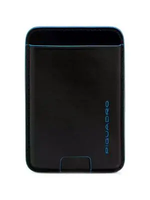 PIQUADRO Magsafe® Logo-detail Cardholder - Black