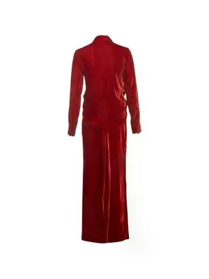 Stella McCartney Velvet Shirt And Trousers Set