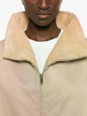 TOTEME Corduroy-collar Zip-up Jacket