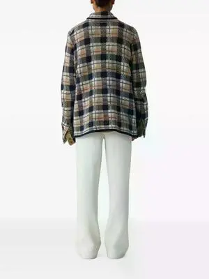 Guest In Residence Check Cashmere Shirt