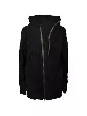 D HYGEN Distressed-effect Pile Hoodie