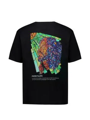 FAIR X Pierre Filippi Graphic-print T-shirt - Black