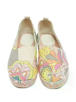 Hermès Moderniseme Canvas Flat Espadrilles - Neutrals