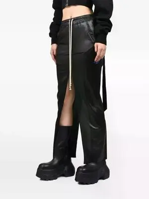 Rick Owens Pillar Slit Midi Skirt