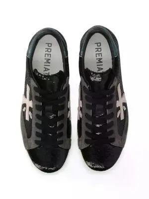 Premiata Steven Sequin-embellished Sneakers