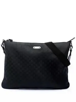 Gucci 2016-2026 Gg Nylon Crossbody Bag - Black