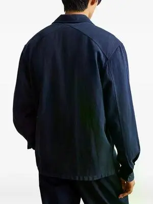Ralph Lauren Purple Label Herringbone Garment-dyed Shirt