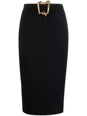 Moschino Buckle-detail Skirt