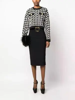 Moschino Buckle-detail Skirt