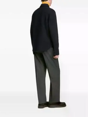 Sandro Boiled Wool Overshirt