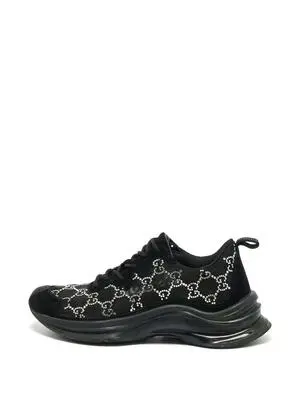Gucci Run Gg Crystal-embellished Sneakers