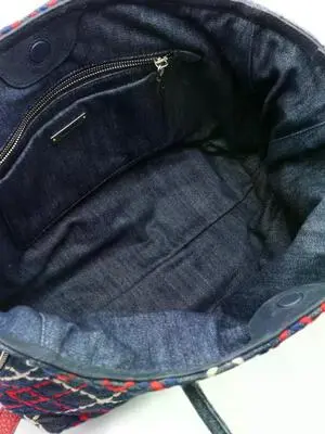 Miu Miu 2000s Ricamo Ta Tote Bag