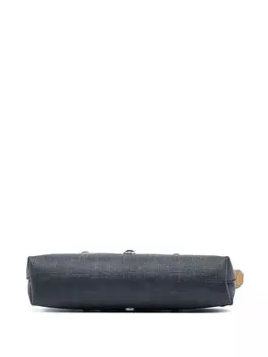 Fendi 2000-2010 Studded Spalmati Chain Pochette Shoulder Bag