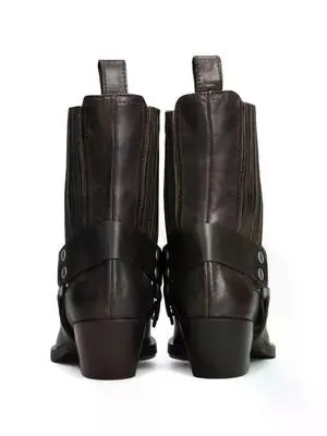 BIBI LOU Neri Biker-leather Boots
