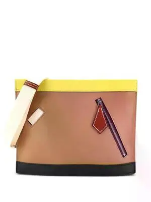 Hermès Colormatic Horizontal Bag Barenia And Swift Shoulder Bag - Black