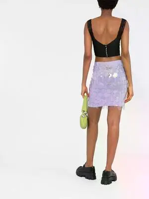 Rabanne Cropped Lace Top