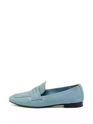 Prada Logo-patch Penny-slot Loafers