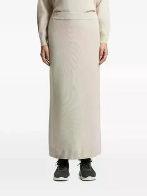 Peserico Ribbed-trim Maxi Skirt