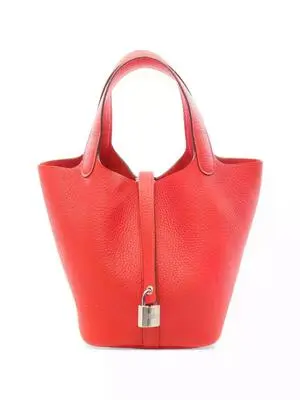 Hermès 2026 Pm Picotin Lock Tote Bag - Red