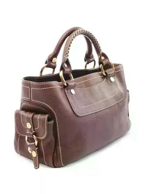 Celine 2000s Boogie Leather Tote Bag