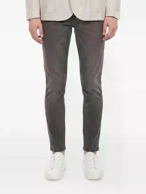 Eleventy Faded-effect Tapered Jeans