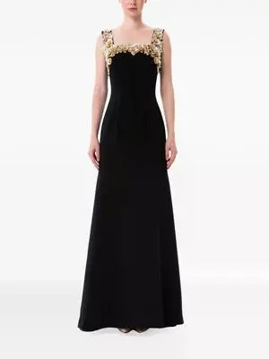 Dina Melwani Floral Evening Dresses