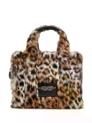 Marc Jacobs Small Tote Bag In Leopard Fur - Brown