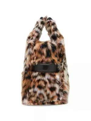 Marc Jacobs Small Tote Bag In Leopard Fur