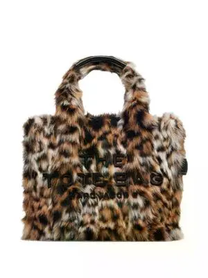 Marc Jacobs Small Tote Bag In Leopard Fur