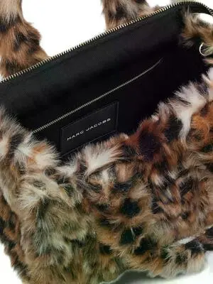 Marc Jacobs Small Tote Bag In Leopard Fur