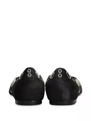 BIBI LOU Mati Ballerinas Stud-embellished Ballet Flats