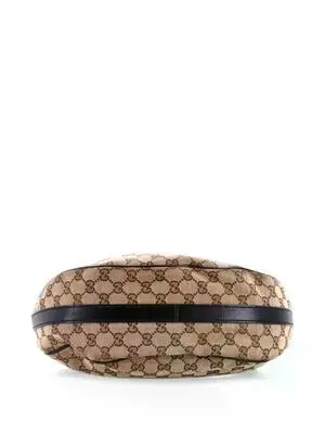 Gucci Twins Gg Canvas Medium Hobo Bag