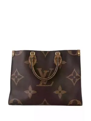 LOUIS VUITTON Onthego Reverse Monogram Giant Mm Tote Bag - Brown