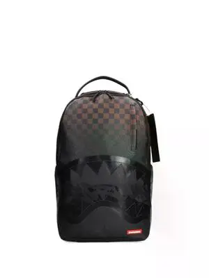 SPRAYGROUND Check-ghost Print Backpack - Black