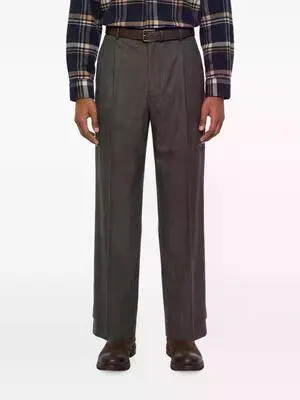 DARKPARK Davide Pleated Pied De Poule Trousers