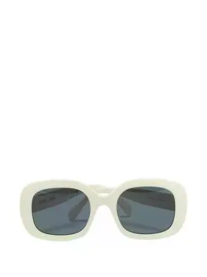 Celine Triomphe Square-frame Sunglasses - Neutrals