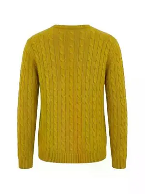 Valentino Garavani Cashmere Cable-knit Pullover With Vlogo
