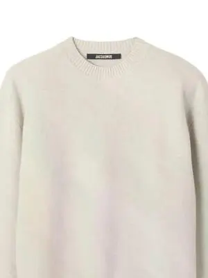 Jacquemus Crew-neck Ribbed-trim Sweater