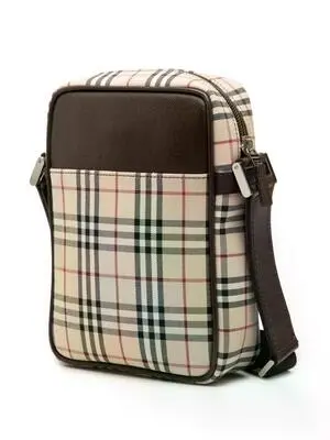 Burberry 2000-2017 House Check Canvas Crossbody Bag