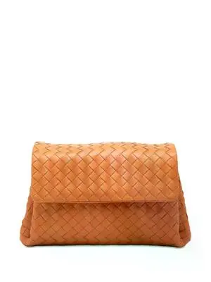 BOTTEGA VENETA 2012-2026 Nappa Intrecciato Flap Clutch Bag