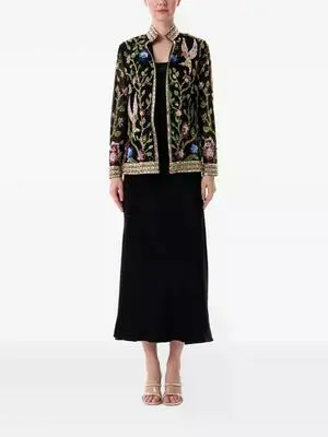 DINA MELWANI Bird Floral-embellished Jacket