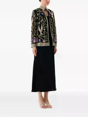DINA MELWANI Bird Floral-embellished Jacket