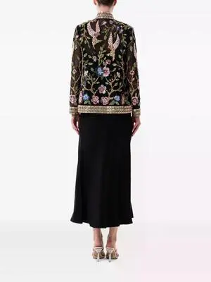 DINA MELWANI Bird Floral-embellished Jacket