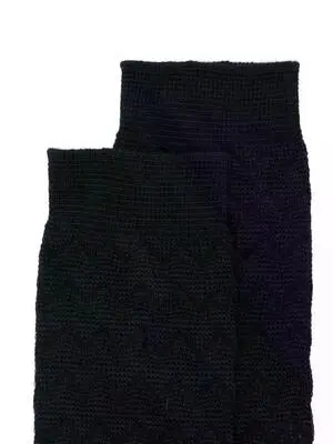 Missoni Zigzag-knit Socks - Blue