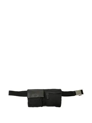 Gucci 2000-2015 Gg Canvas Double Pocket Belt Bag - Blue