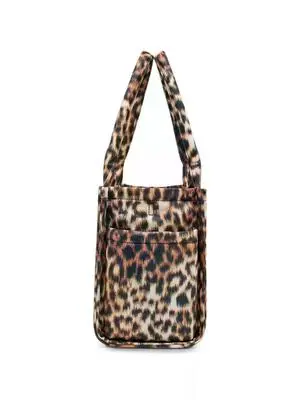 Marc Jacobs Medium Tote Bag In Leopard Puffy Nylon