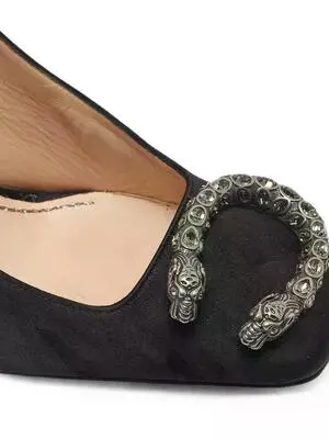 Gucci Dionysus Square-toe Pumps