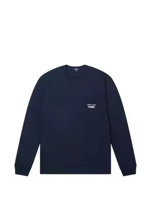 Comme Des Garçons Logo-print Pocket T-shirt - Blue