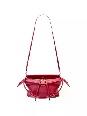 Loewe Small Whisker Logo-print Calfskin Tote Bag - Red